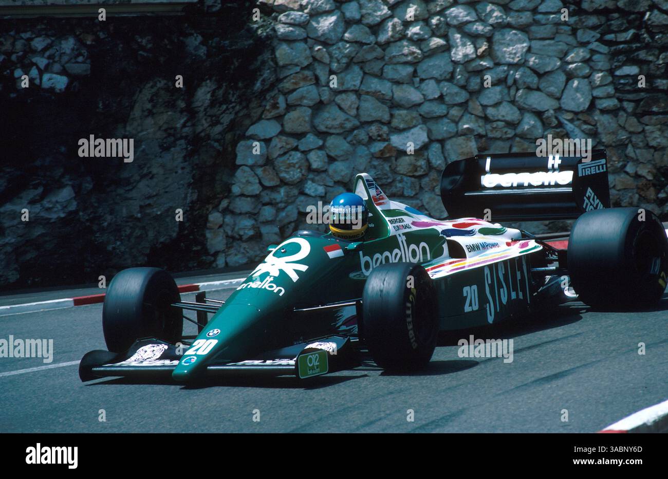 Gerhard Berger (A), Benetton B186, DNF..Monaco Grand Prix, Monte Carlo ...