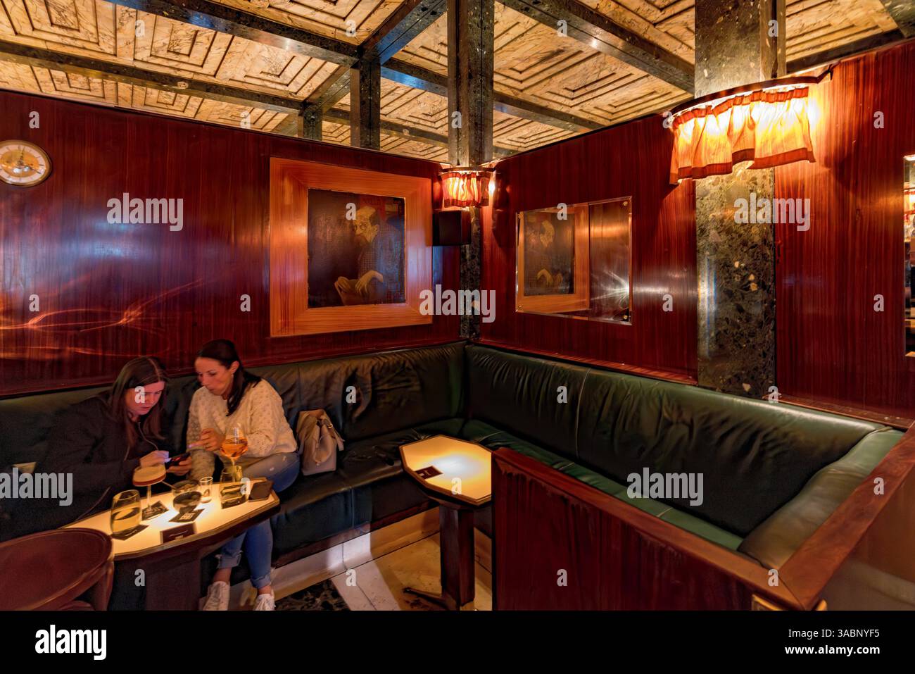 interior of the American Bar (formerly the Kärntner Bar),1908, by ...