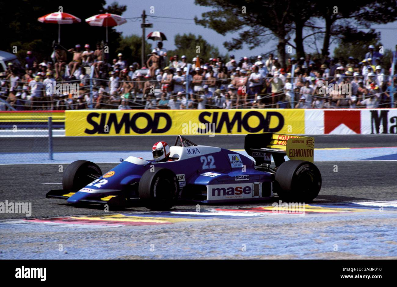 Allen Berg (CAN) Osella Alfa Romeo FA1G...Formula One World ...