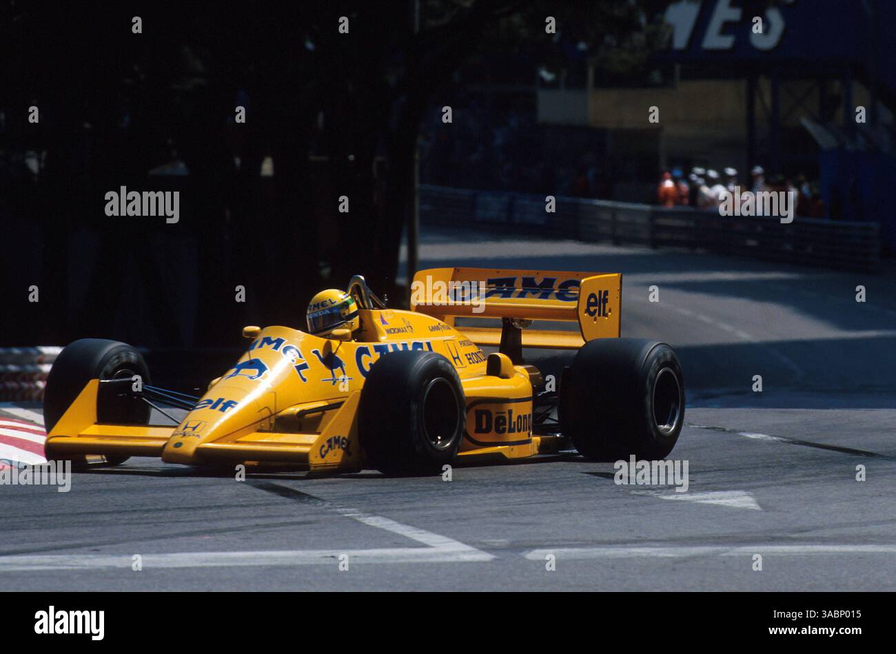Ayrton Senna (BRA) Lotus Honda T99 - Winner..Monaco Grand Prix, Monte ...