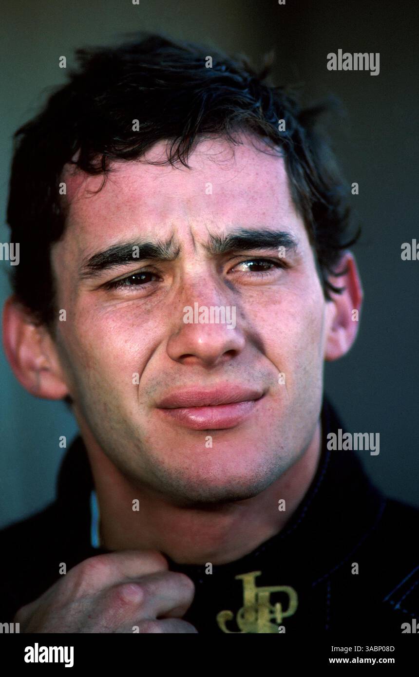 Ayrton Senna (BRA) Lotus..Formula One World Championship 1985 (Credit ...