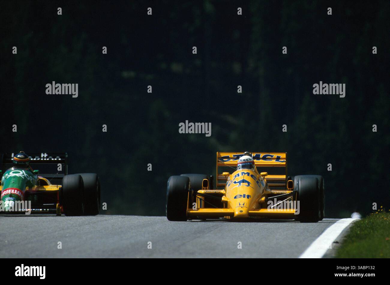 Satoru Nakajima (JPN) Lotus 99T ..Hungarian Grand Prix, Hungaroring ...