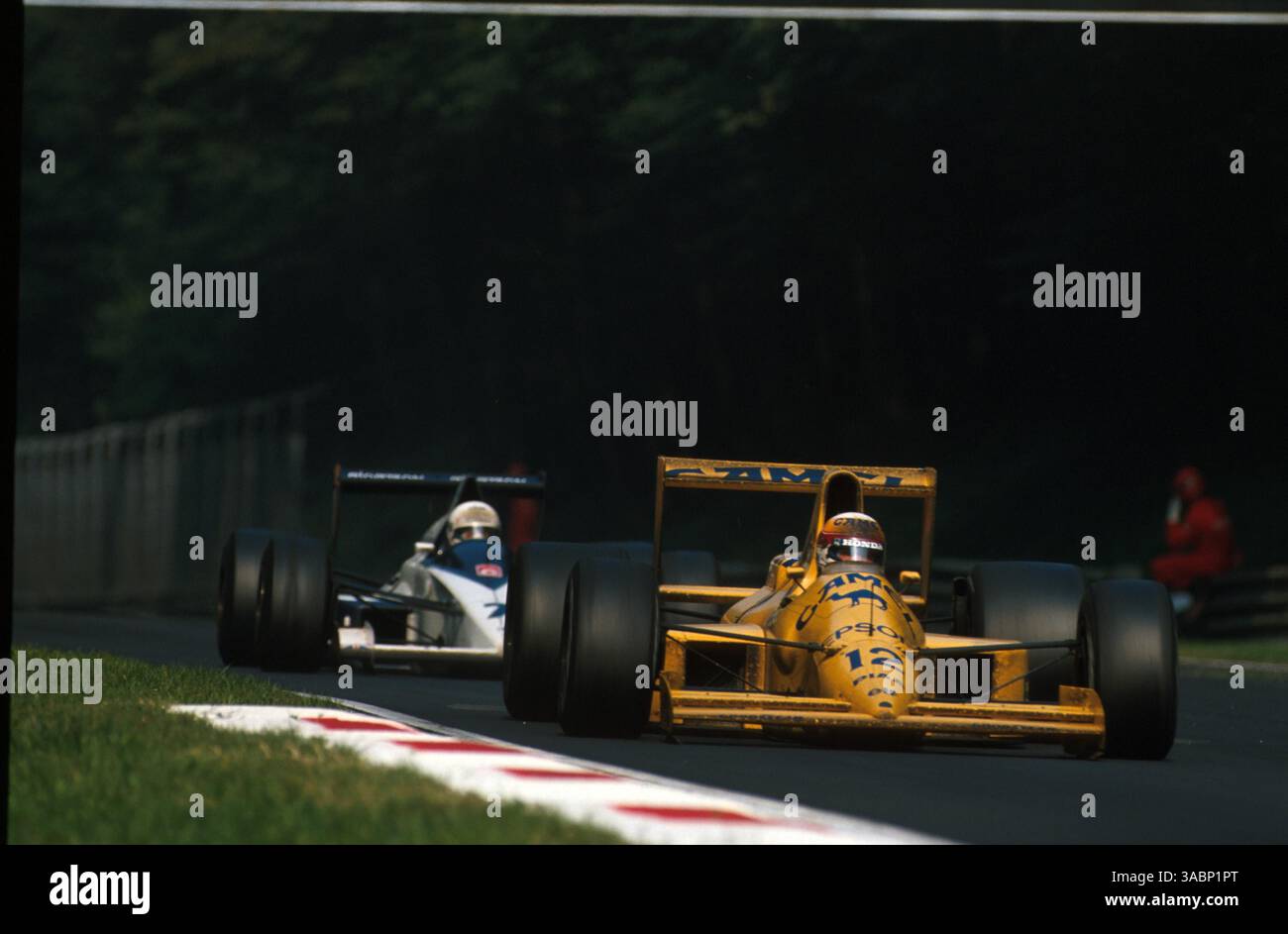 Satoru Nakajima (JPN) Lotus 101.Italian Grand Prix, Monza, 10th ...