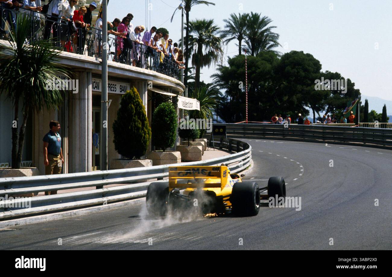Race winner, Ayrton Senna (BRA) Lotus 99T...Monaco Grand Prix, Monte ...