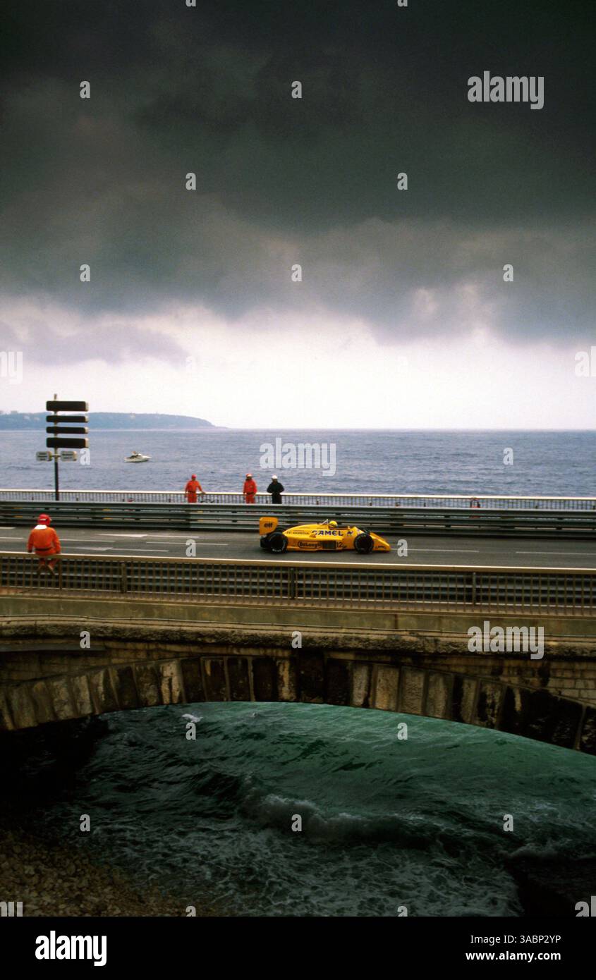 Race winner, Ayrton Senna (BRA) Lotus 99T...Monaco Grand Prix, Monte ...