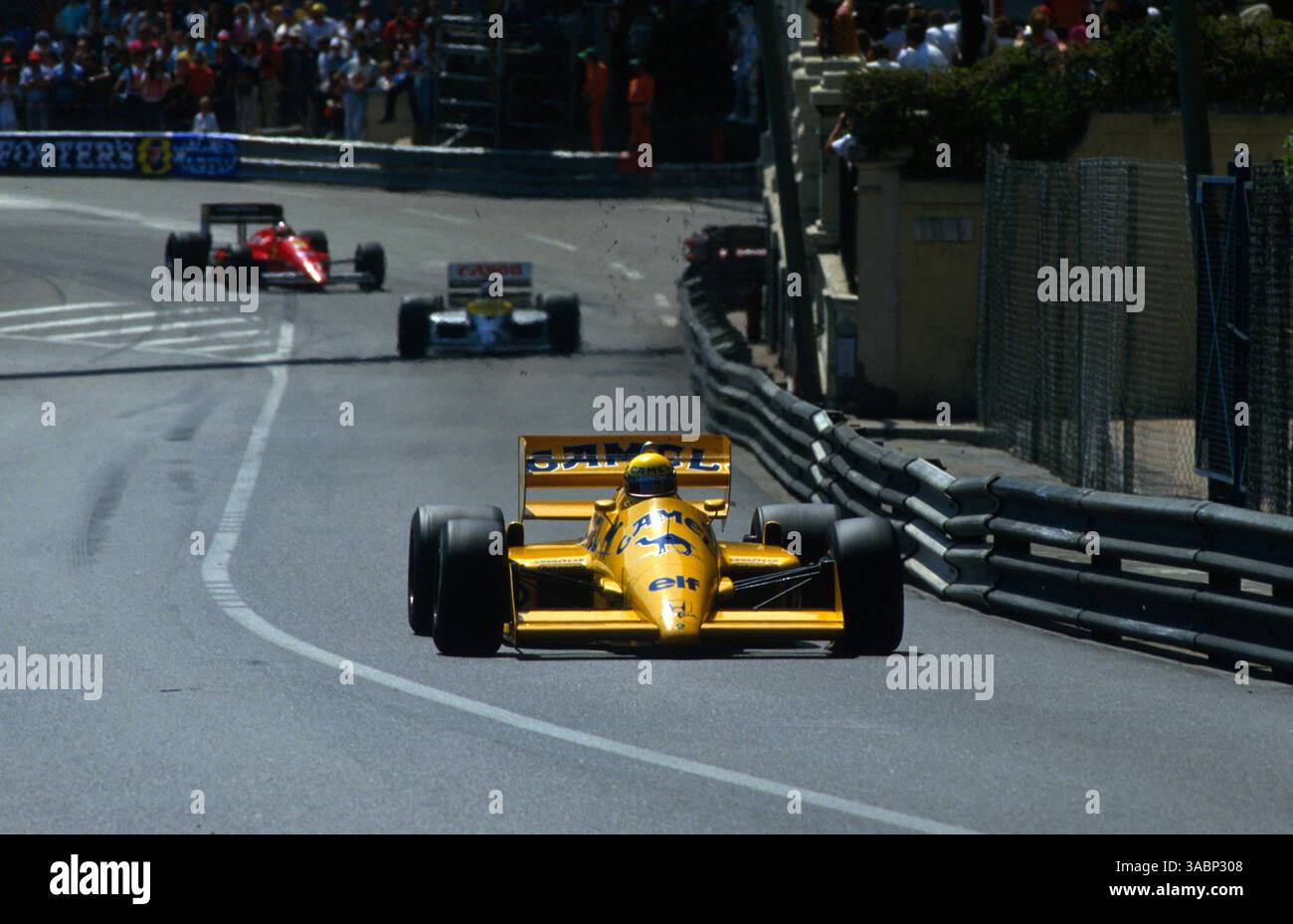 Race winner, Ayrton Senna (BRA) Lotus 99T...Monaco Grand Prix, Monte ...