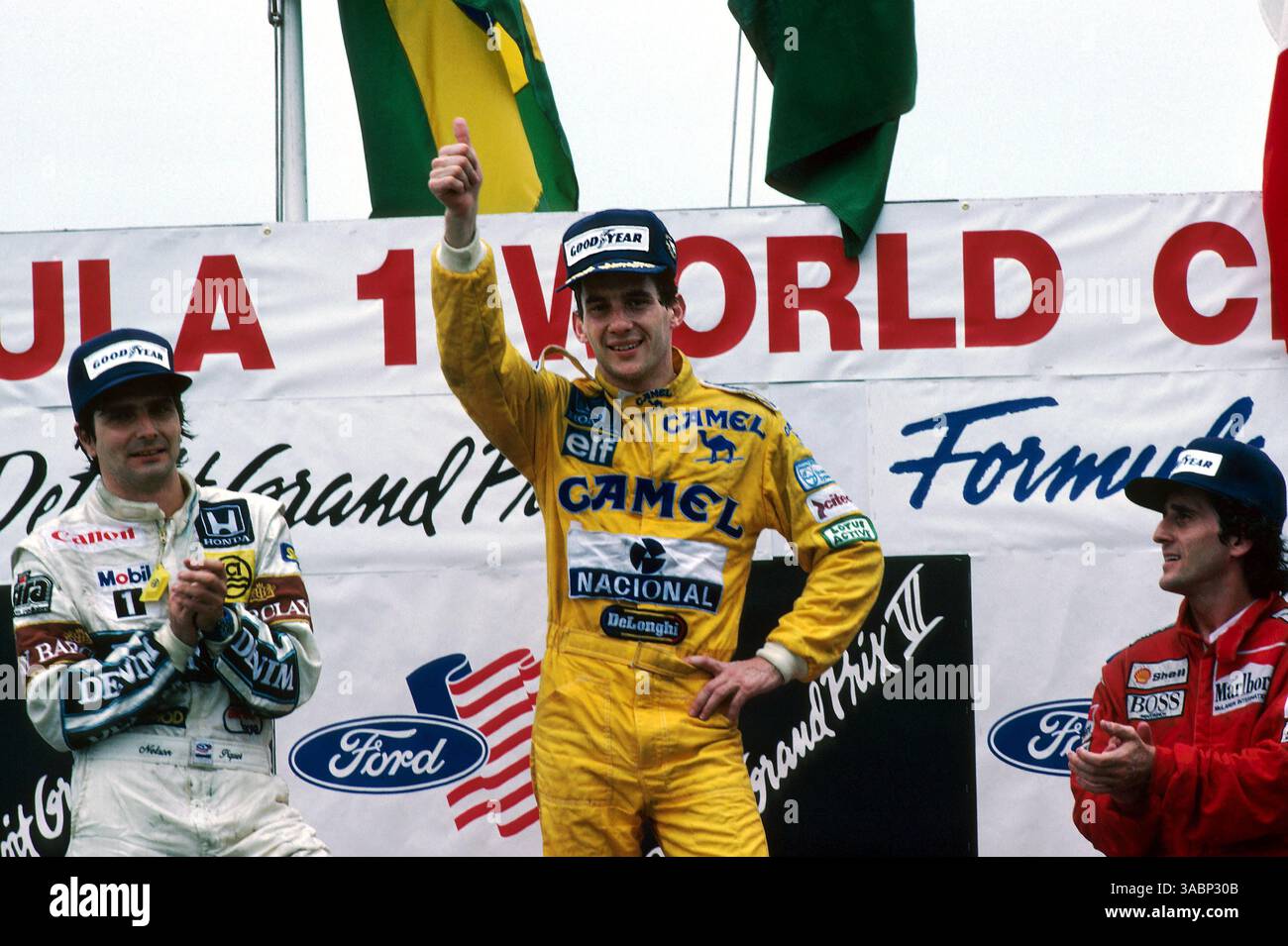 Prost senna 1987 hi-res stock photography and images - Alamy
