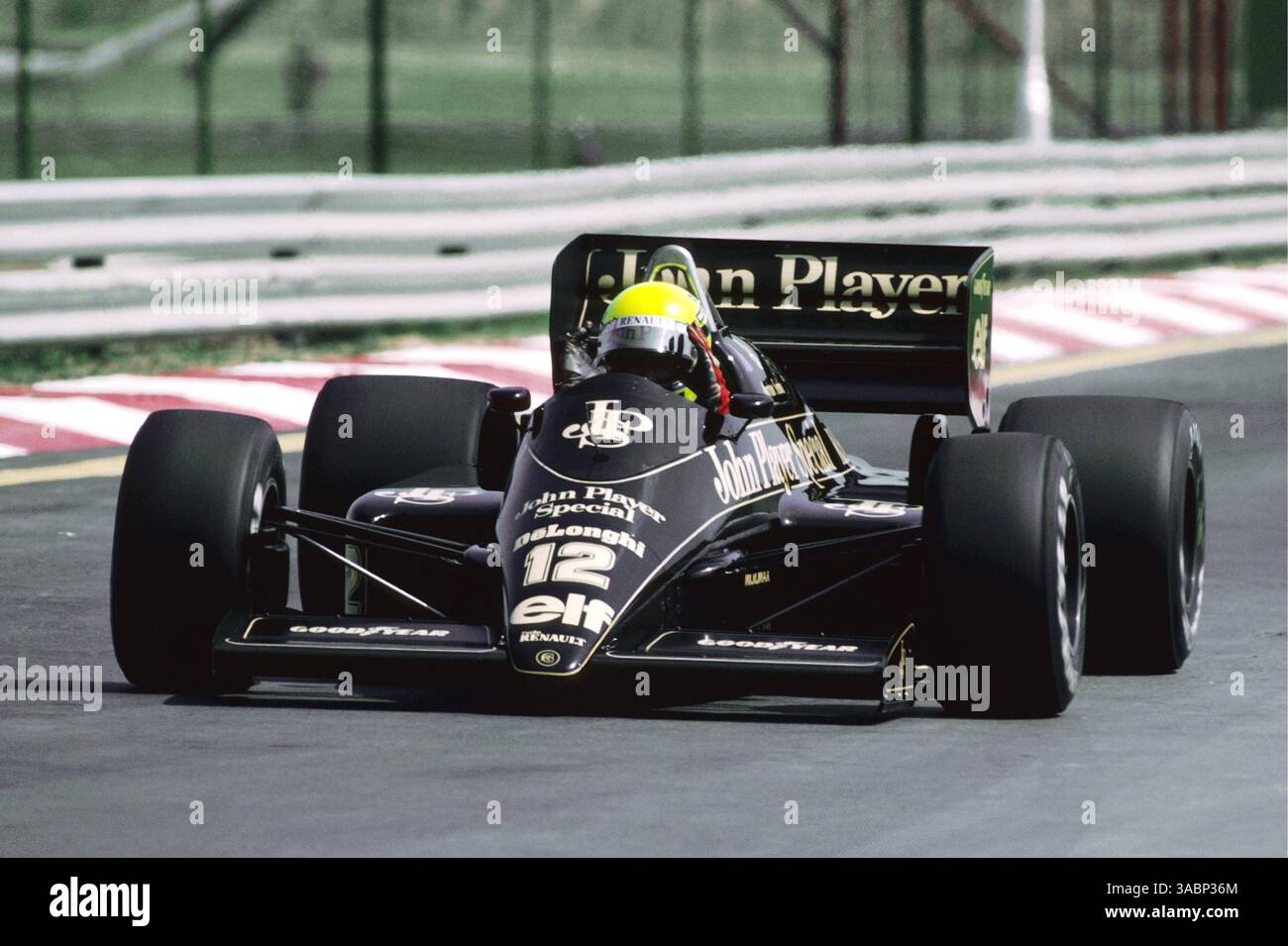 Ayrton Senna (BRA) Lotus 98T. .1986 Formula One World Championship ...