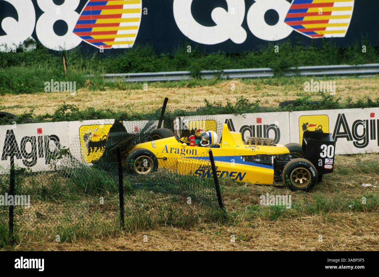 Thomas Danielsson (SWE) Eddie Jordan Racing Lola T88/50 crashed out on ...