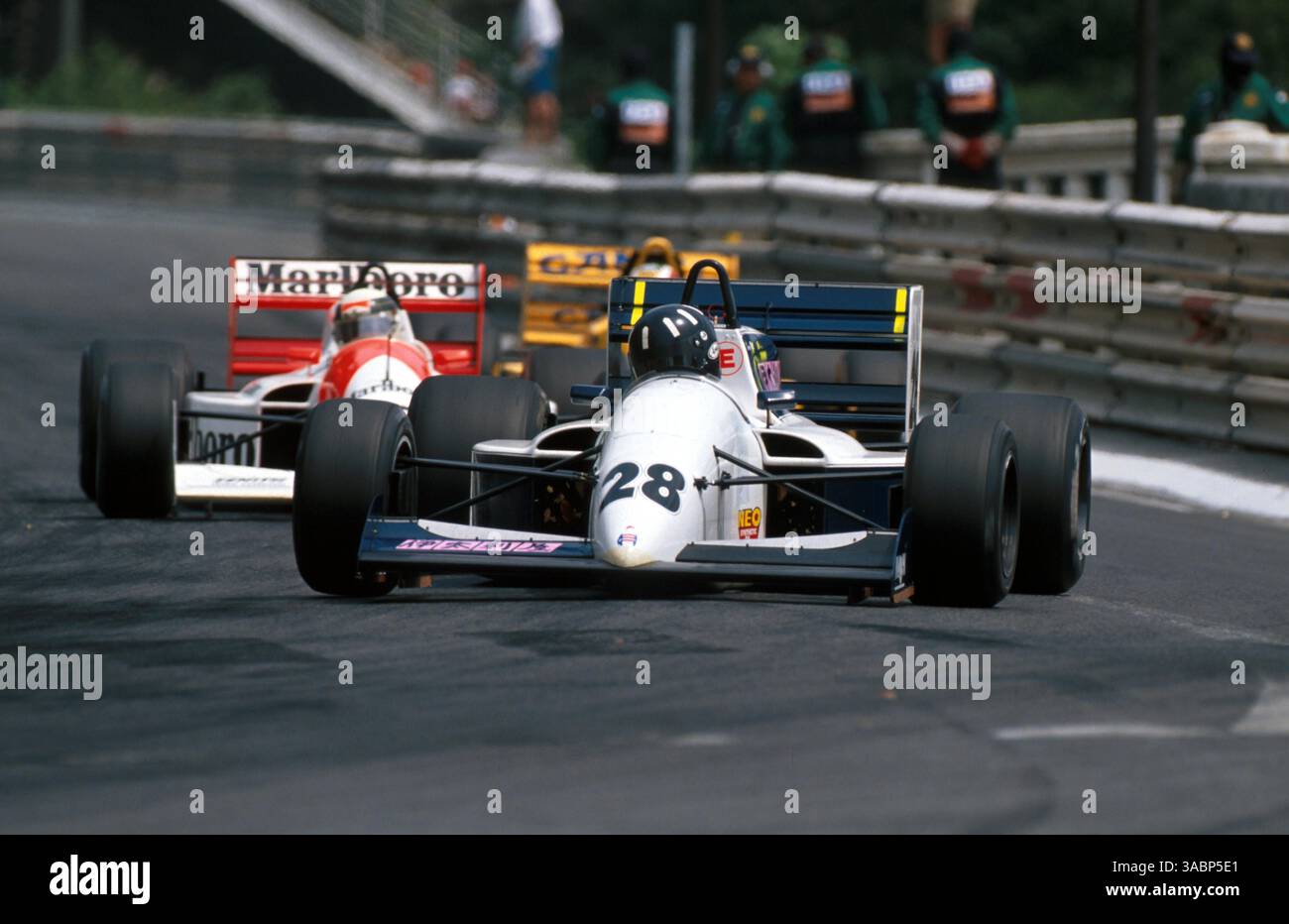 Damon Hill (GBR) Middlebridge Racing Lola T90/50 Cosworth-DFV retired in the race with a fuel ...