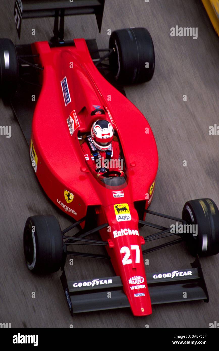 Nigel Mansell (GBR) Ferrari 640..Monaco Grand Prix, Monte-Carlo, 7th May 1989 (Credit Image ...