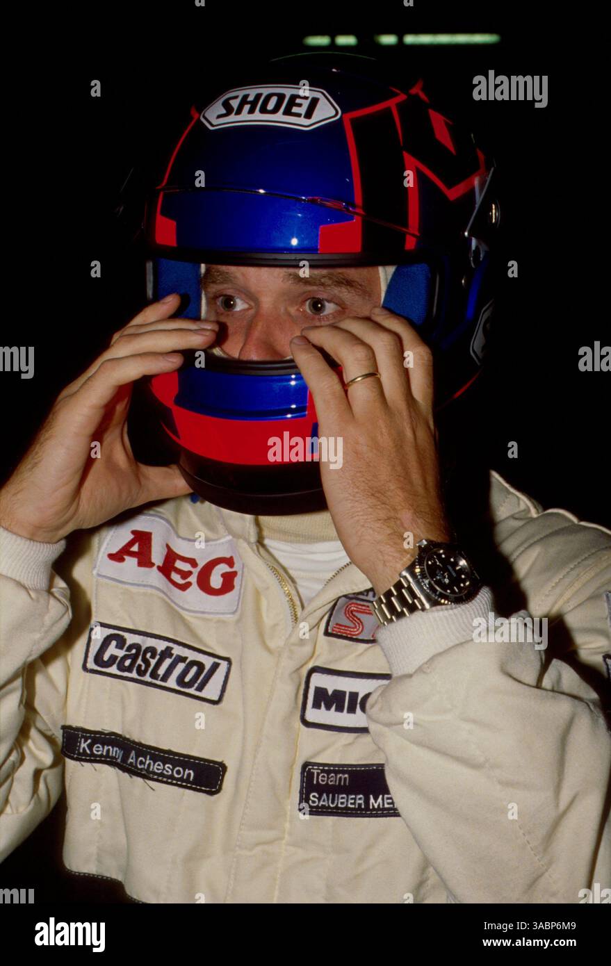 Kenny Acheson (GBR) Sauber Mercedes..World Sports Car Championship ...