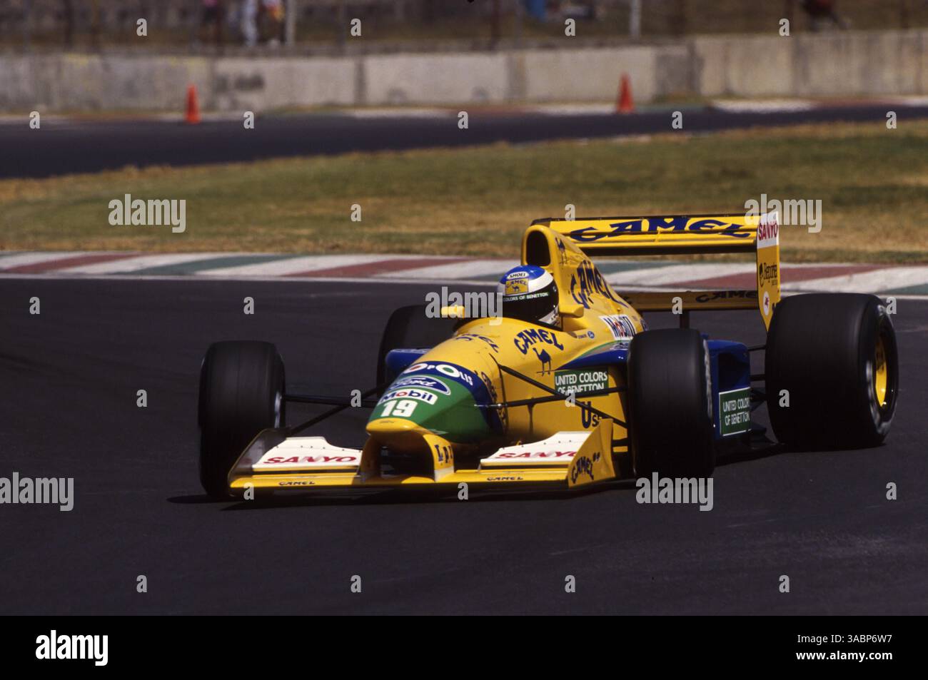 Michael Schumacher (GER) Benetton B191B, 3rd place...Mexican Grand Prix ...