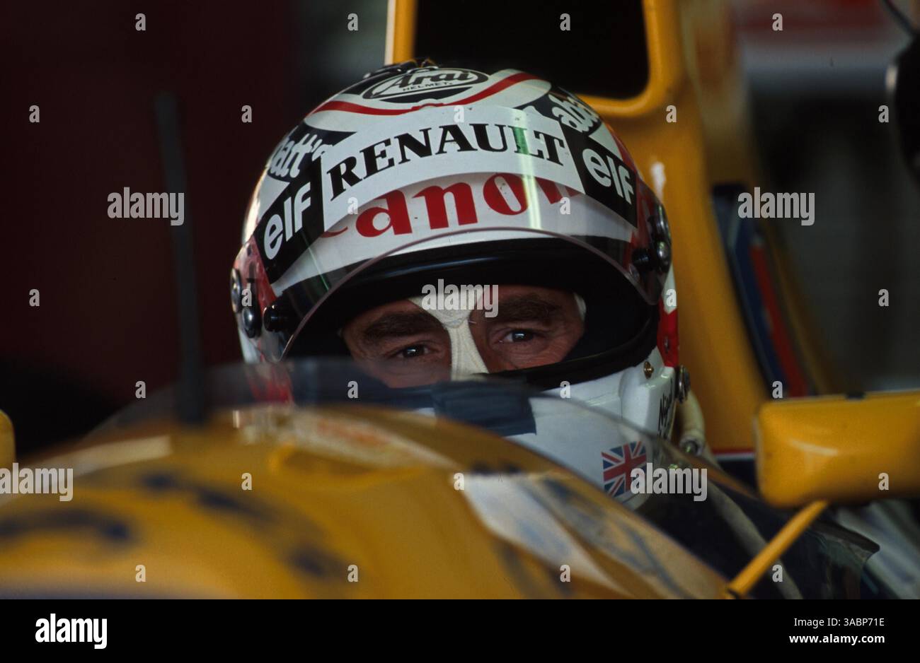 Race winner Nigel Mansell...San Marino Grand Prix, Imola, 17 May 1992 (Credit Image: ©Sutton ...