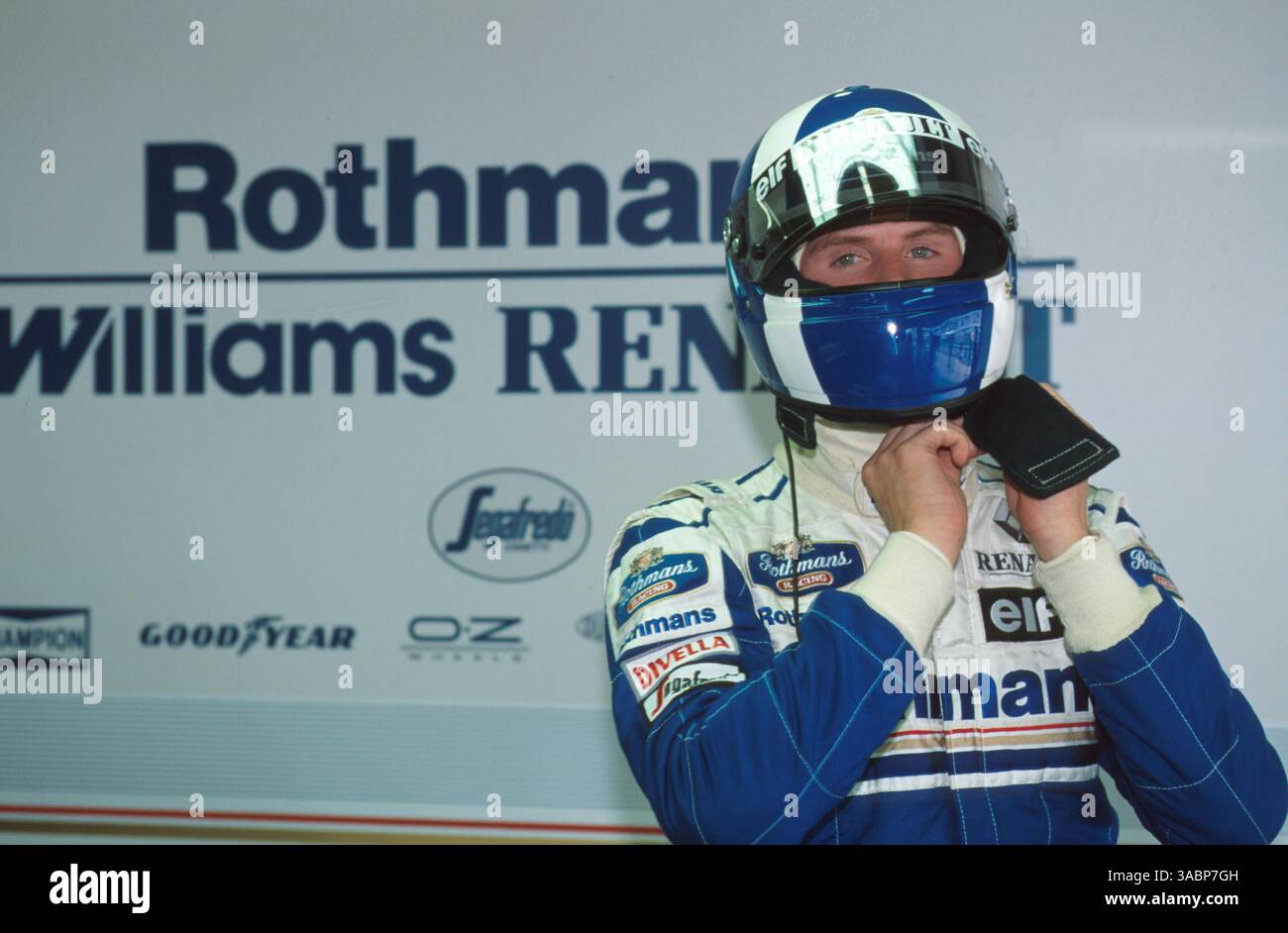 David Coulthard (GBR) Williams FW16 replaced Ayrton Senna at Williams ...