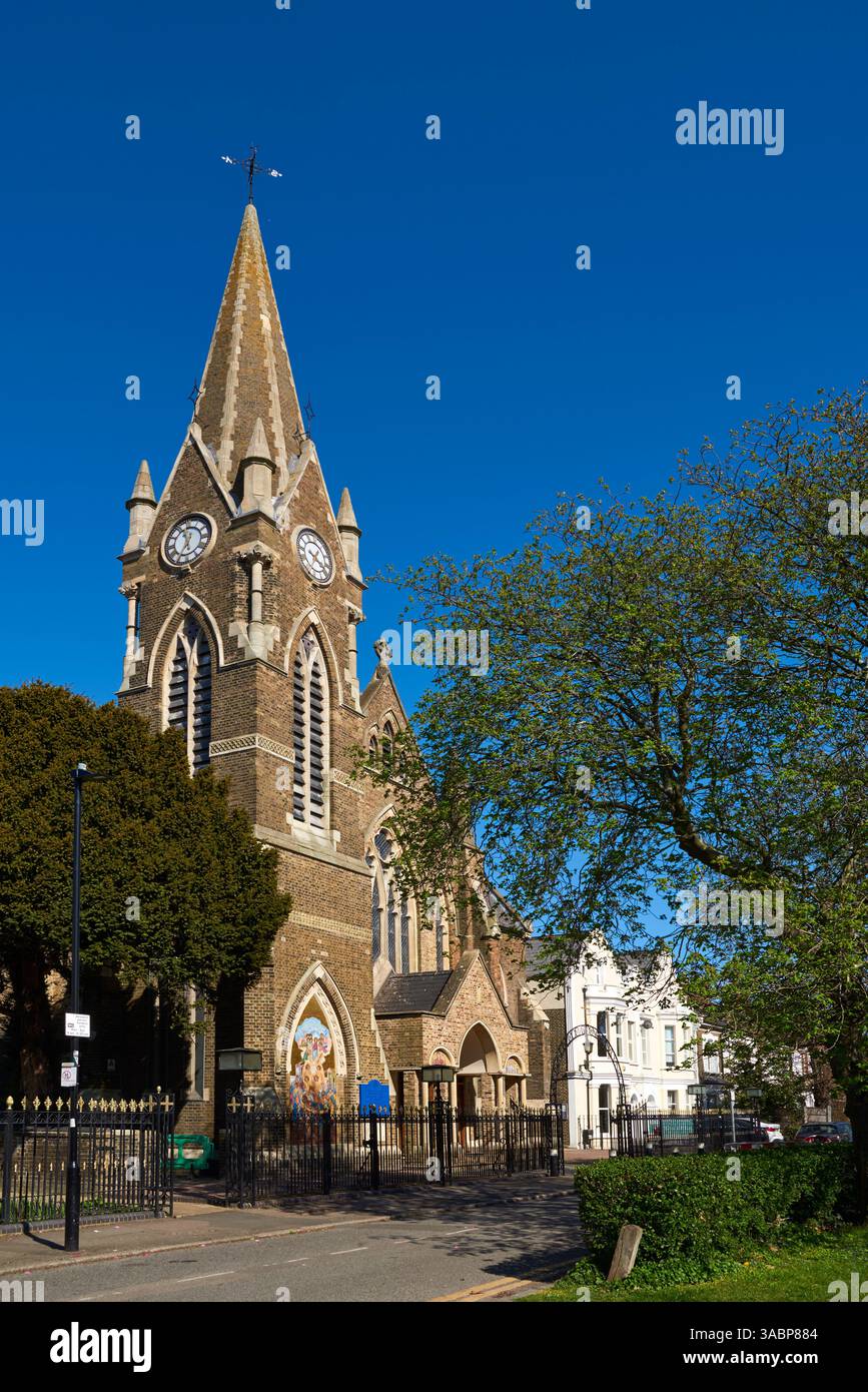 St Mary's Greek Orthodox church on Trinity Road, Wood Green, London UK ...