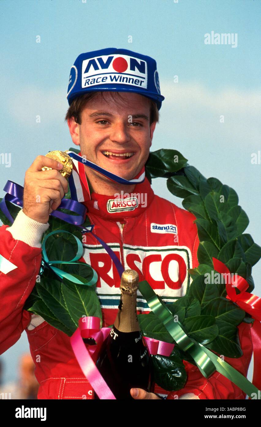 Rubens Barrichello (BRA) West Surrey Racing / Arisco Ralt RT-35 Mugen ...