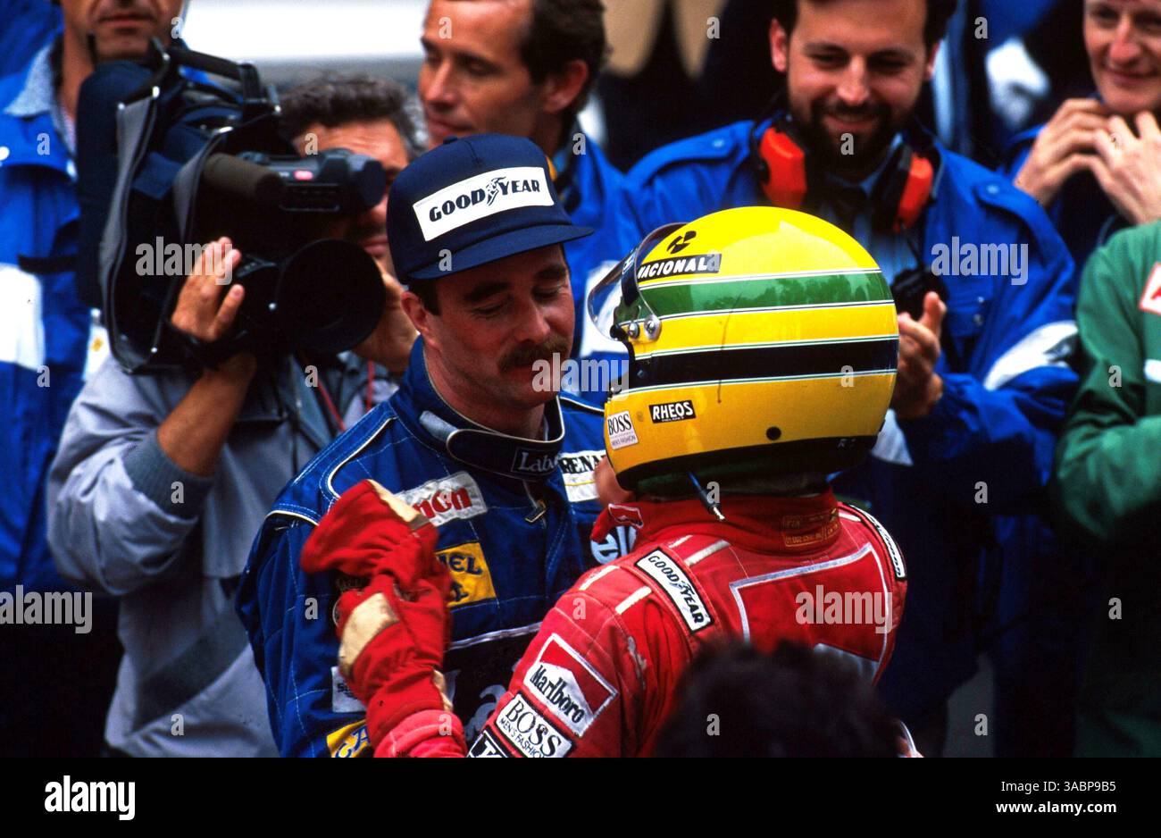 Mansell senna hi-res stock photography and images - Alamy