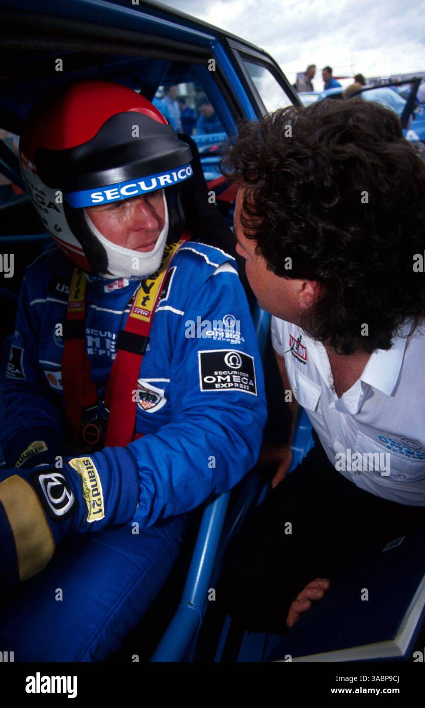 Ray Bellm (GBR) VLM BMW M3, with his team owner Vic Lee (GBR)..British ...