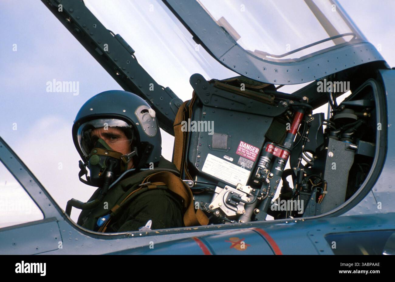 Alain Prost (FRA) is about to embark on his flight in a French Air ...
