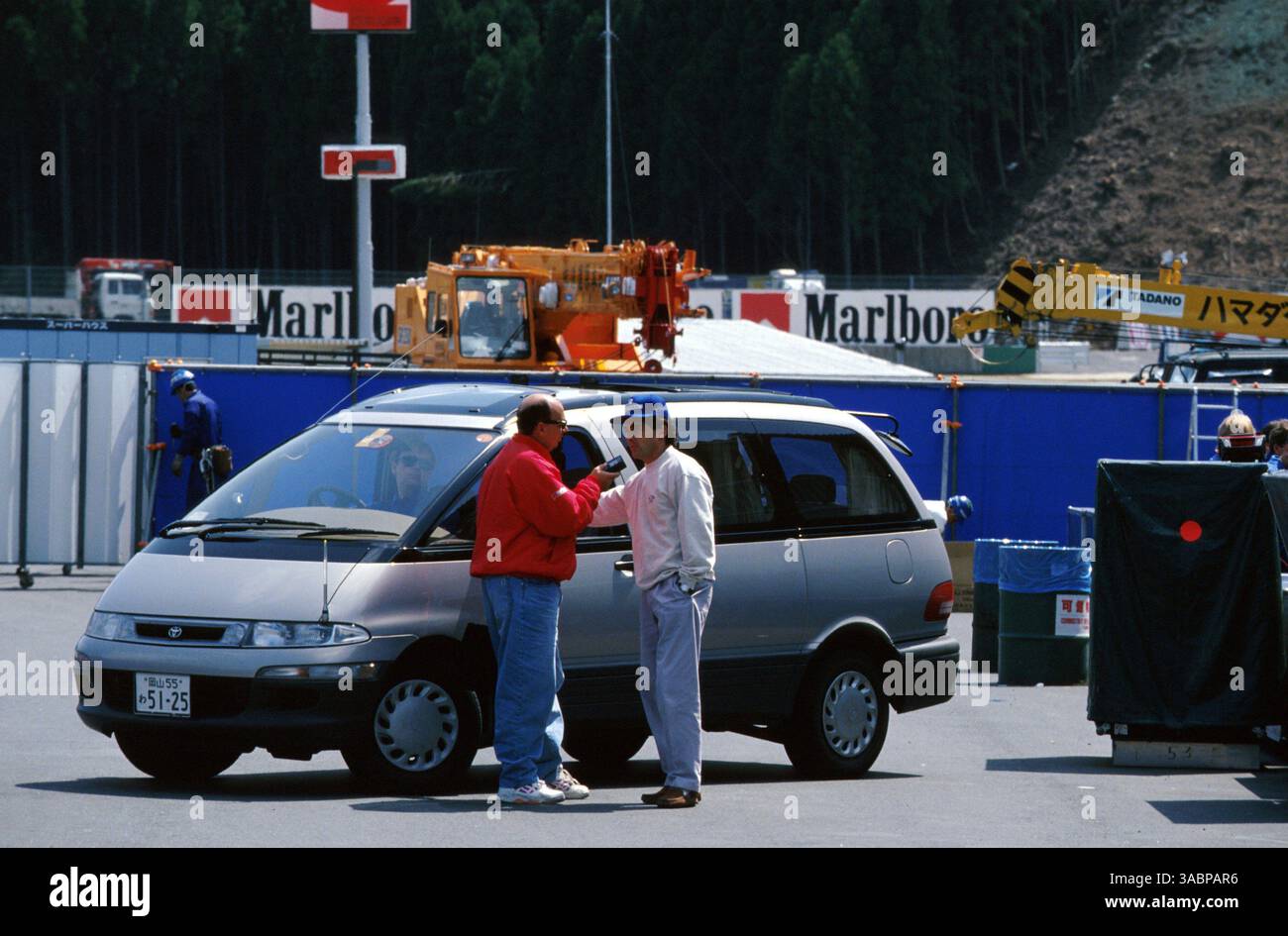 Pole sitter Ayrton Senna (BRA) Williams was taken out at the first ...
