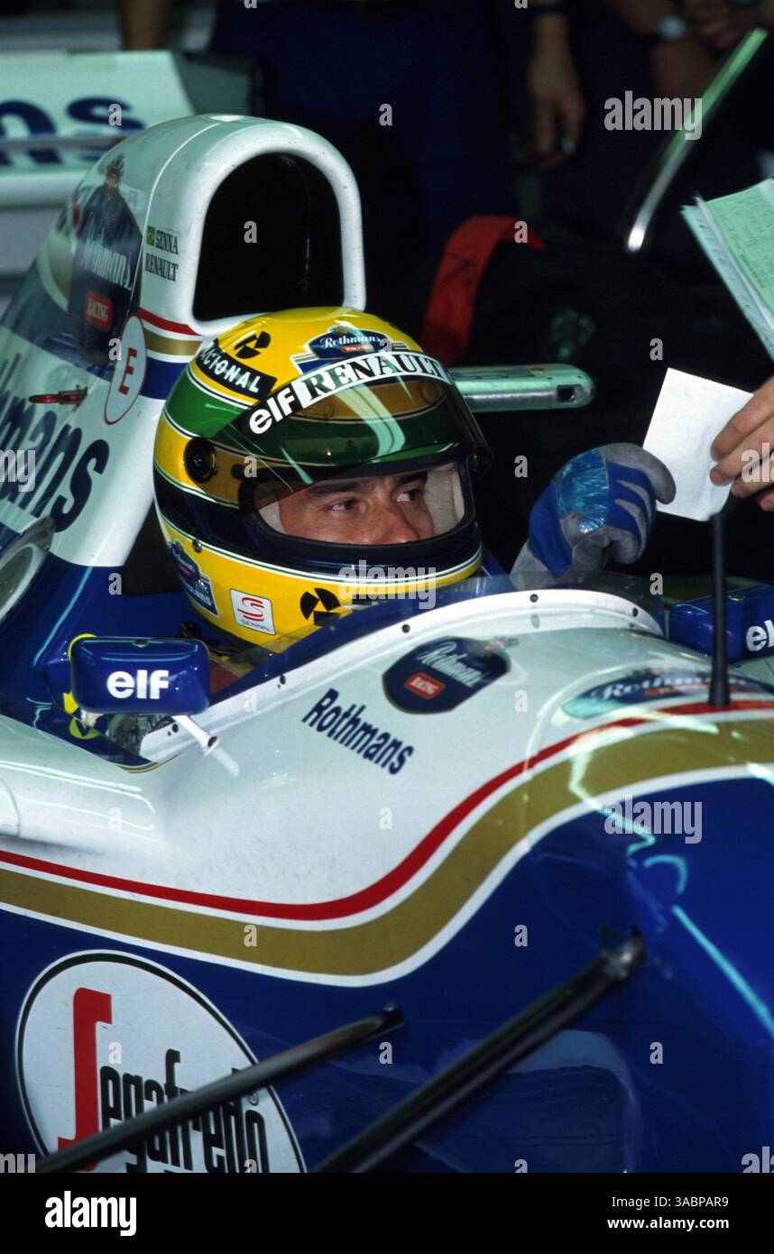 Ayrton Senna (BRA) Williams FW16 tragically lost his life in an ...