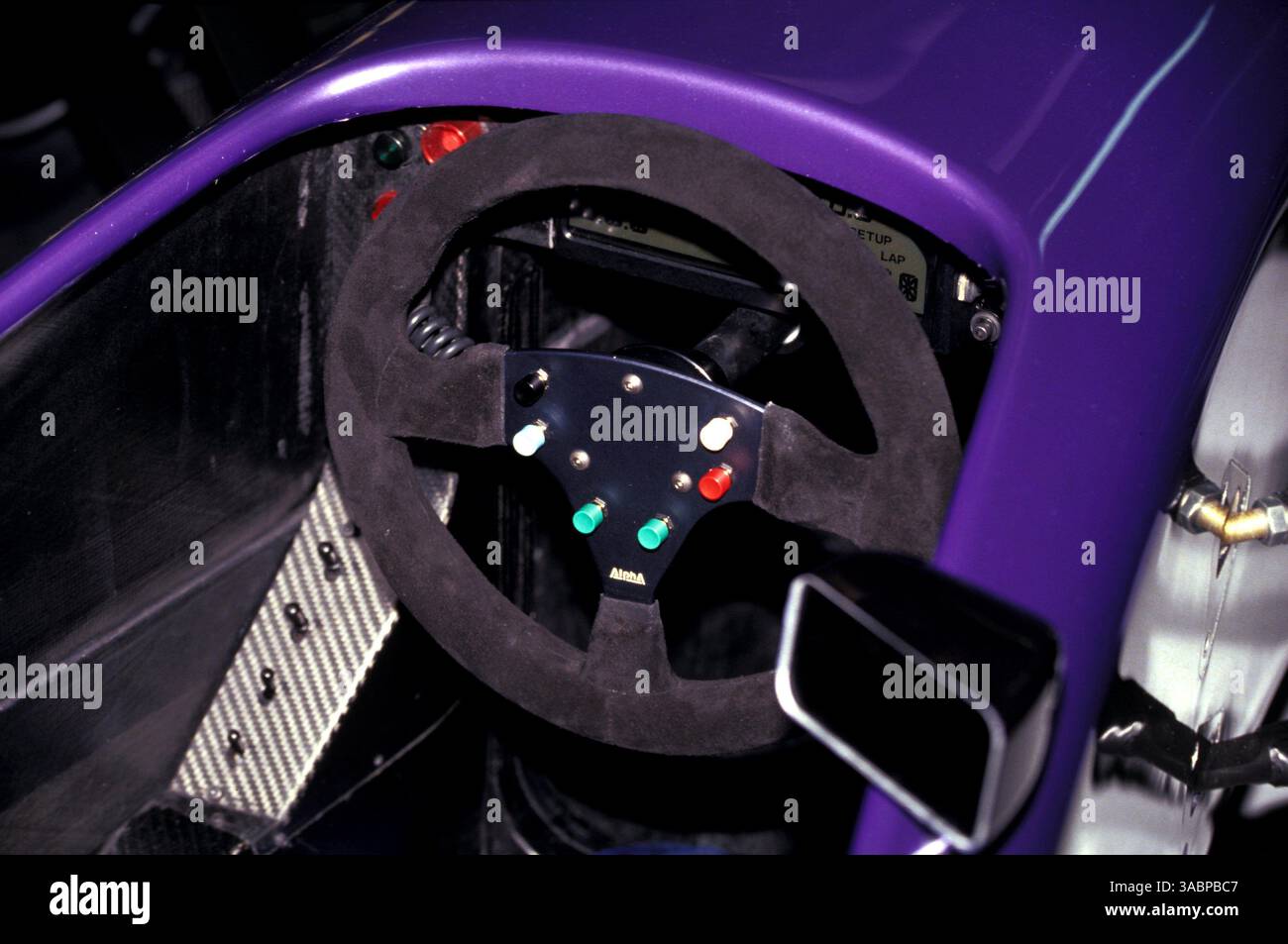 F1 steering wheel 1993 hi-res stock photography and images - Alamy