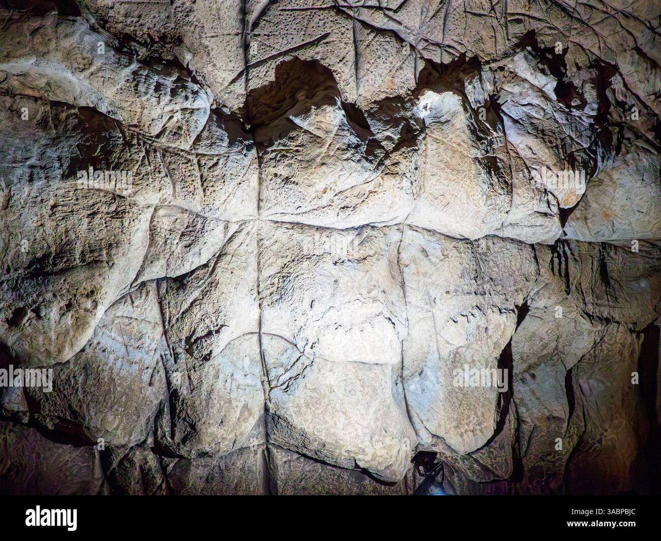 Colorful interior of the Sudwala Caves, Mpumalanga, South Africa Stock ...