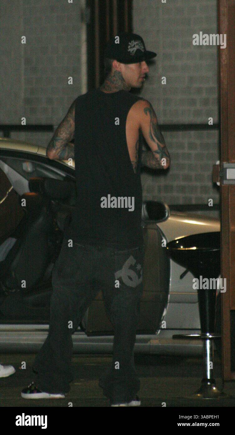 Travis Baker at Hyde Lounge nightclub, in Los Angeles, Ca. on November ...