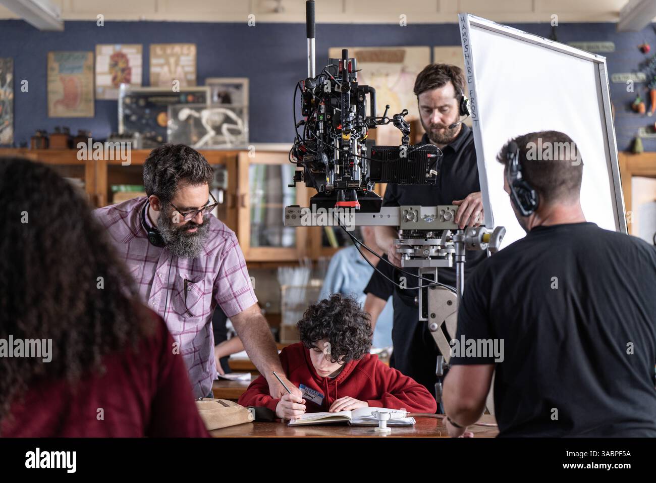 A Minecraft Movie (2025)Director JARED HESS SEBASTIAN HANSEN on the set ...