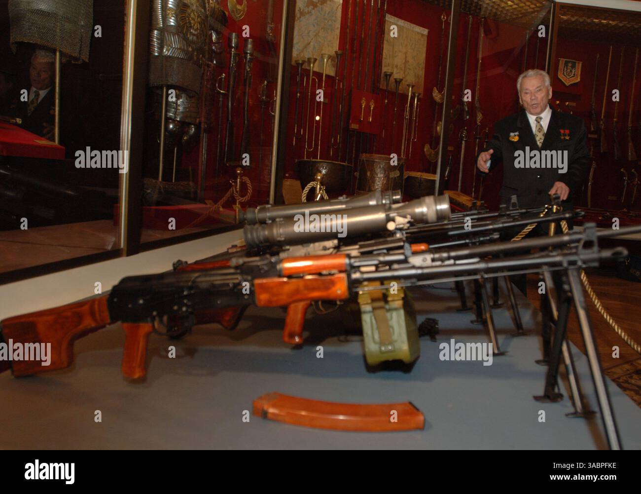 Dec 01, 2005 - Moscow, Russia - MIKHAIL KALASHNIKOV, soviet-russian ...