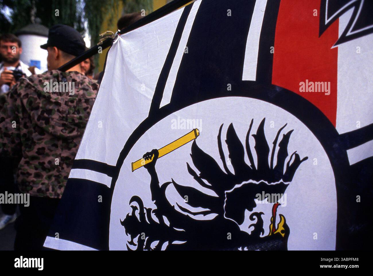 Aug 17, 1990 - Wundsiedel, Germany - On the anniversary of Rudolf Hess ...