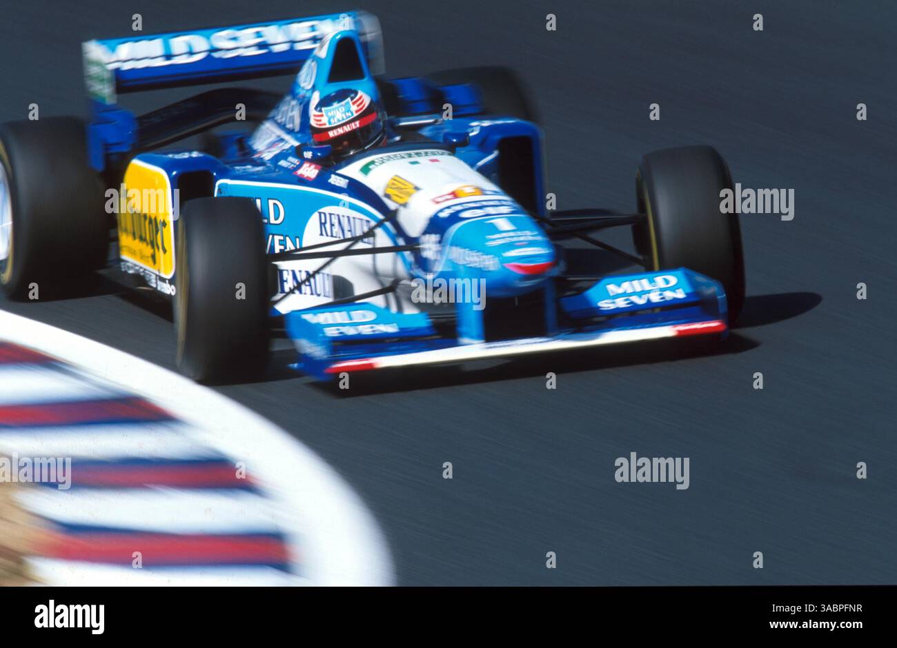 Winner Michael Schumacher(GER) Benetton B195..Pacific Grand Prix, T1 ...