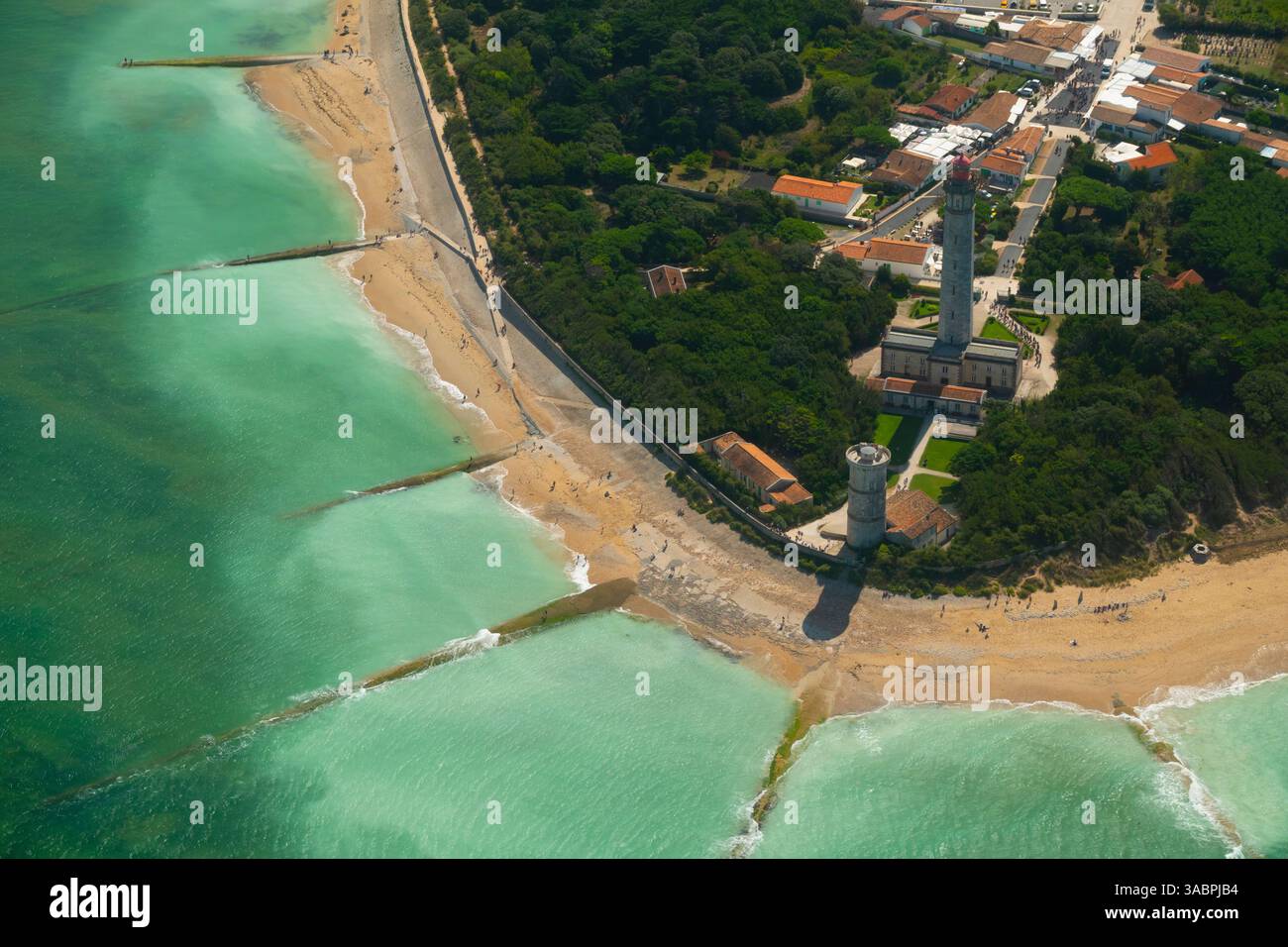 France, Charente-Maritime (17), Ile de Re island, Phare des baleines ...