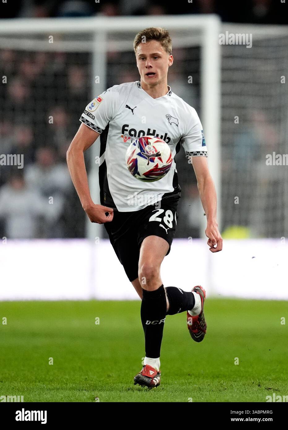 Derby County's Harrison Armstrong during the Sky Bet Championship match ...