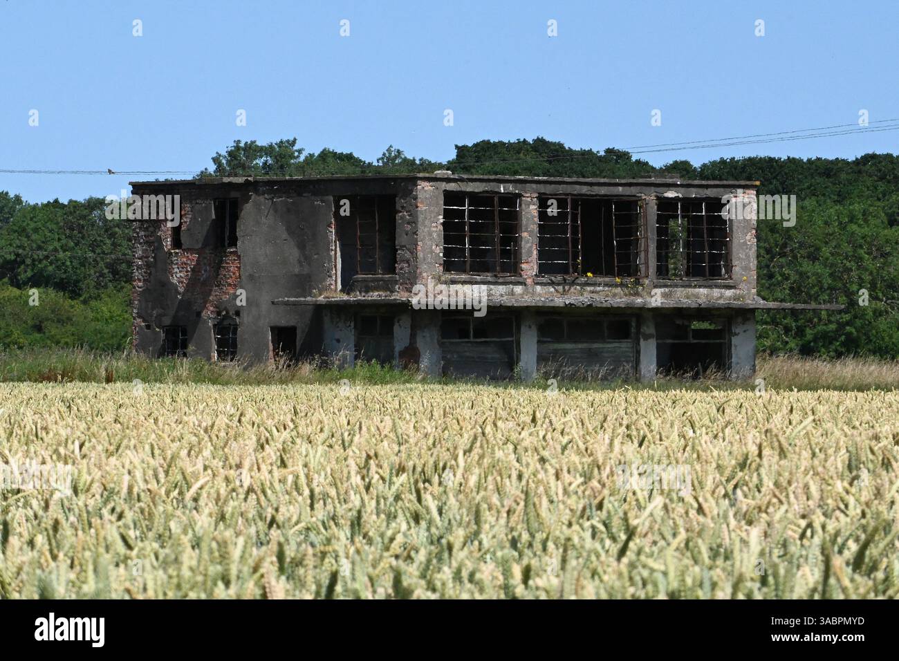 RAF Catfoss watch office. World war two military airfield architecture ...