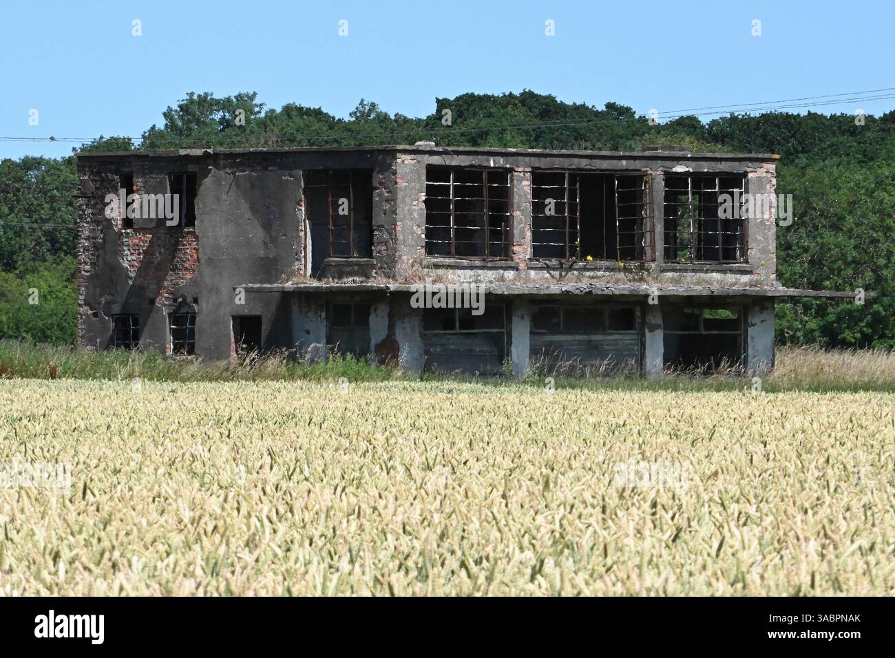 RAF Catfoss watch office. World war two military airfield architecture ...