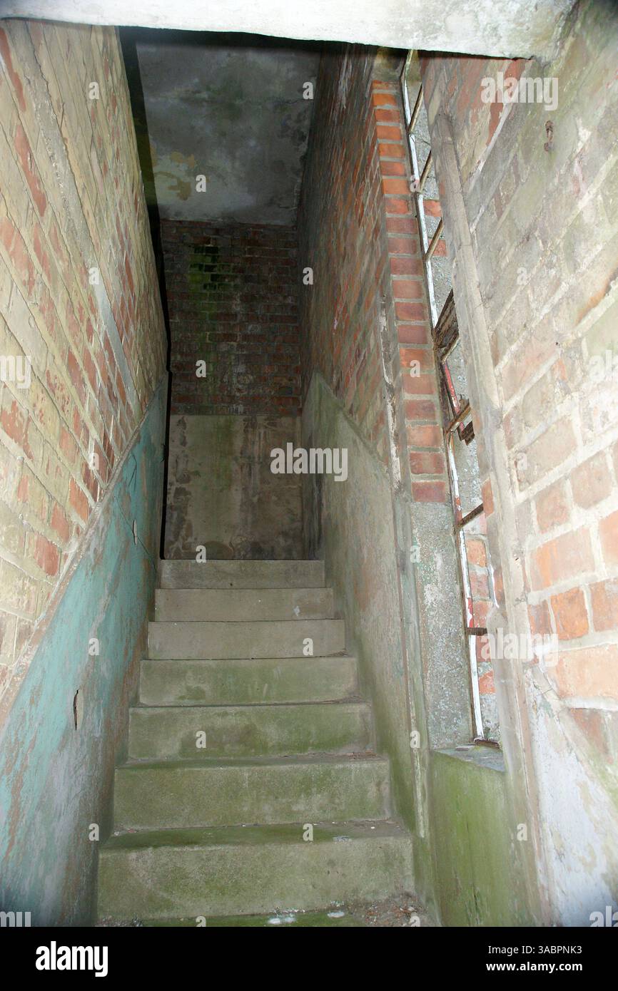 Interior of RAF Catfoss watch office. World war two military airfield ...