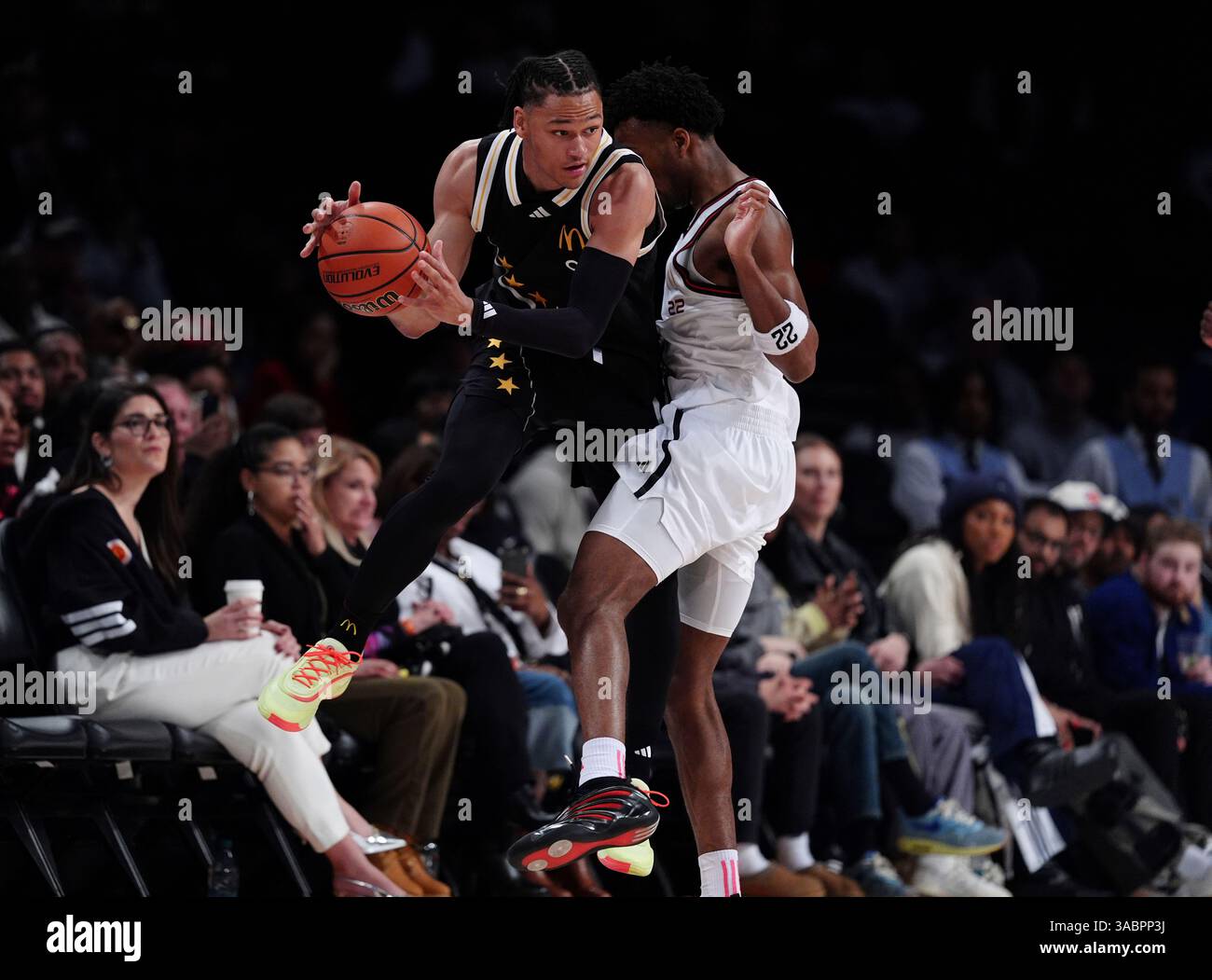 BROOKLYN, NY - APRIL 01: McDonalds High School All American Zai Harwell ...