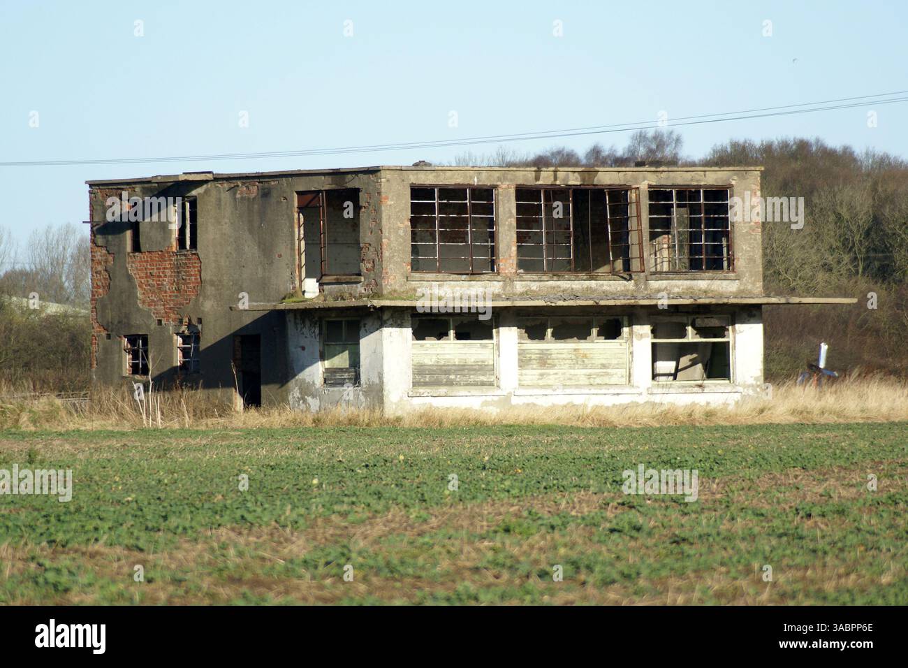 RAF Catfoss watch office. World war two military airfield architecture ...