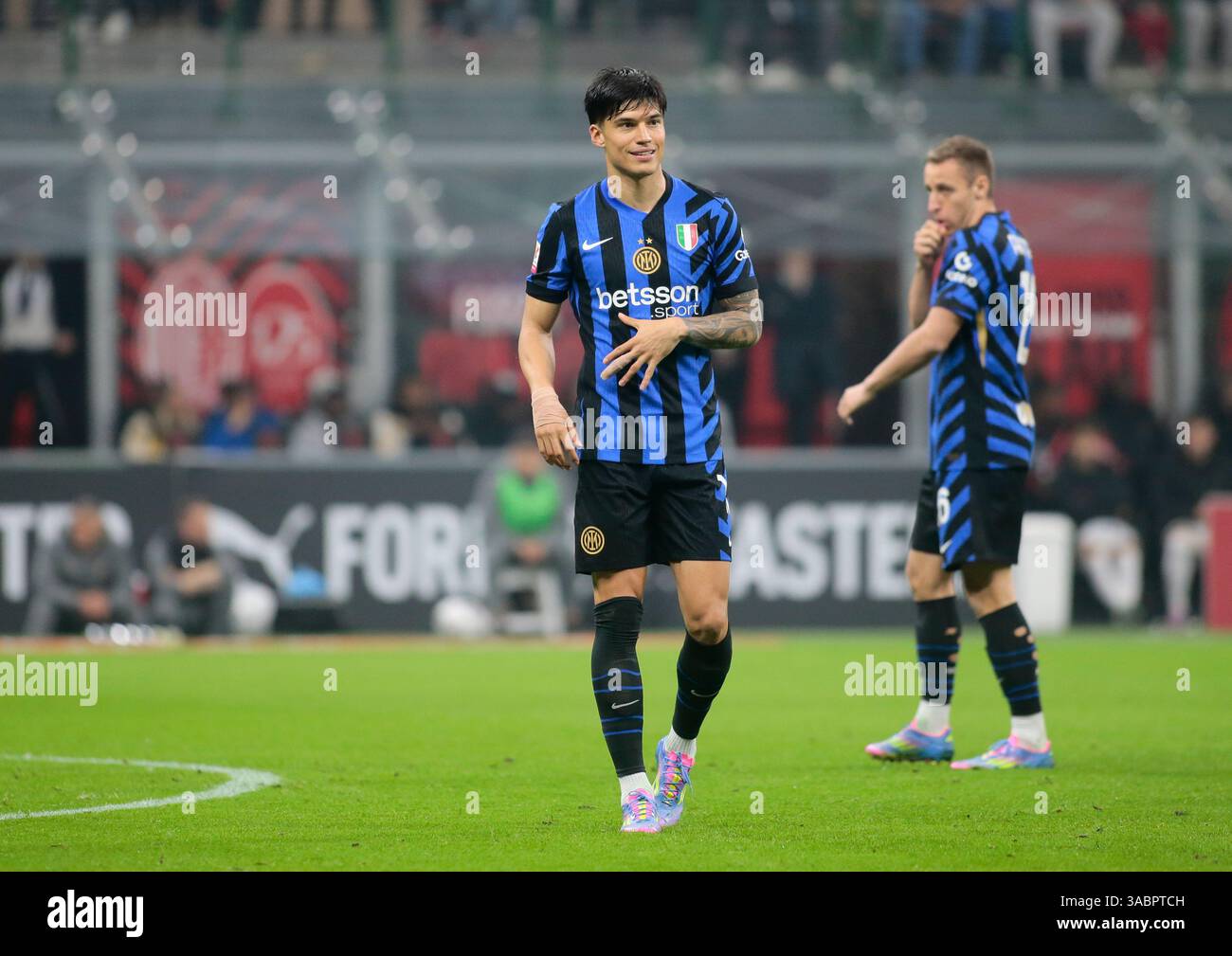 Milan, Italy. 02nd Apr, 2025. Joaquin Correa of Inter FC during Coppa ...