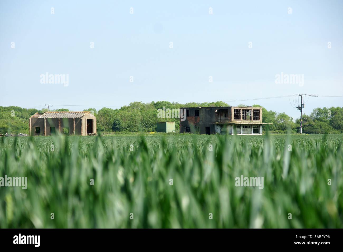 RAF Catfoss watch office. World war two military airfield architecture ...