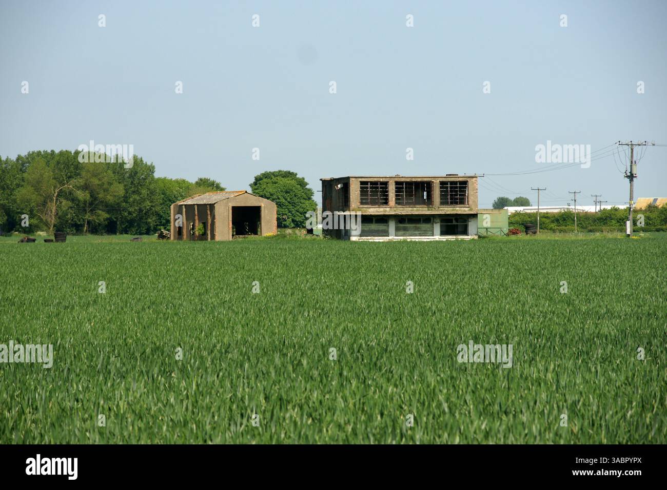 RAF Catfoss watch office. World war two military airfield architecture ...