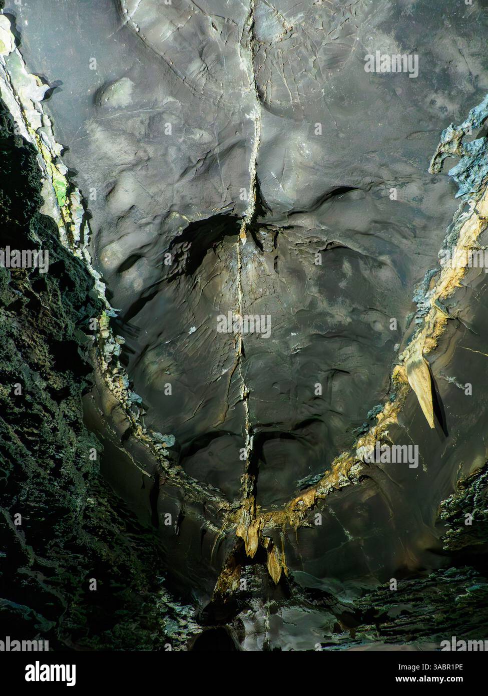 Colorful interior of the Sudwala Caves, Mpumalanga, South Africa Stock ...