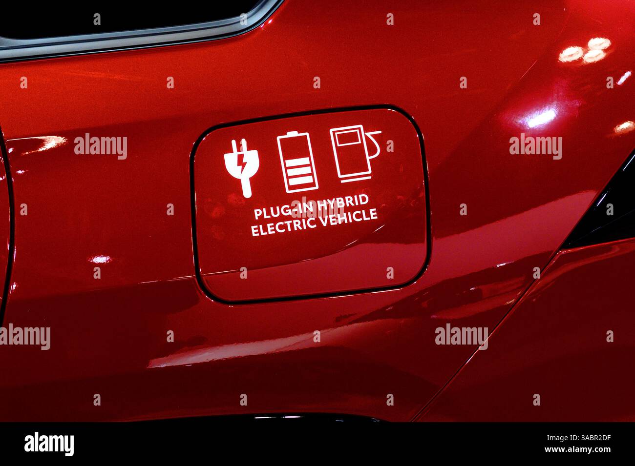Toronto, ON, Canada - March 15, 2025: A close-up of a Battery Electric ...