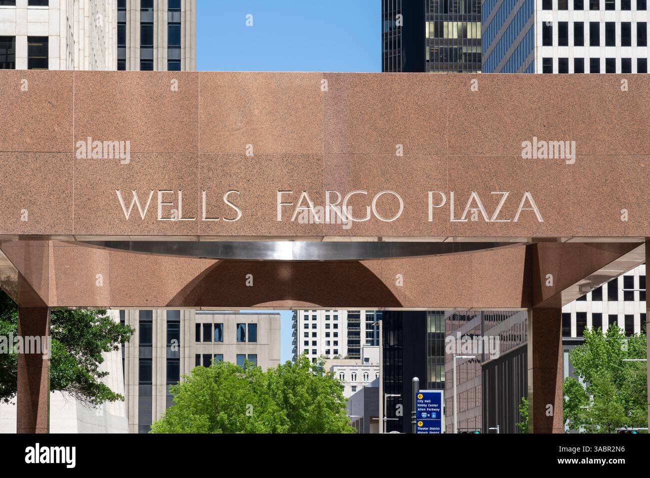 Houston, Texas, USA - April 4, 2024: Wells Fargo Plaza in Houston ...