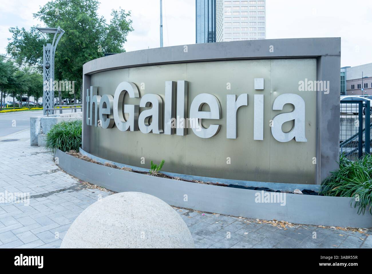Galleria mall ground sign in Houston, Texas, USA. Galleria is an ...