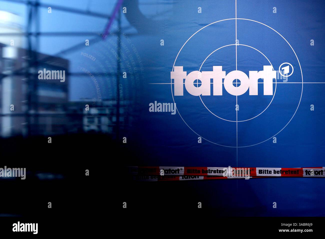 Das Logo der Krimi-Reihe Tatort bei einem Fototermin zur Premiere des ...