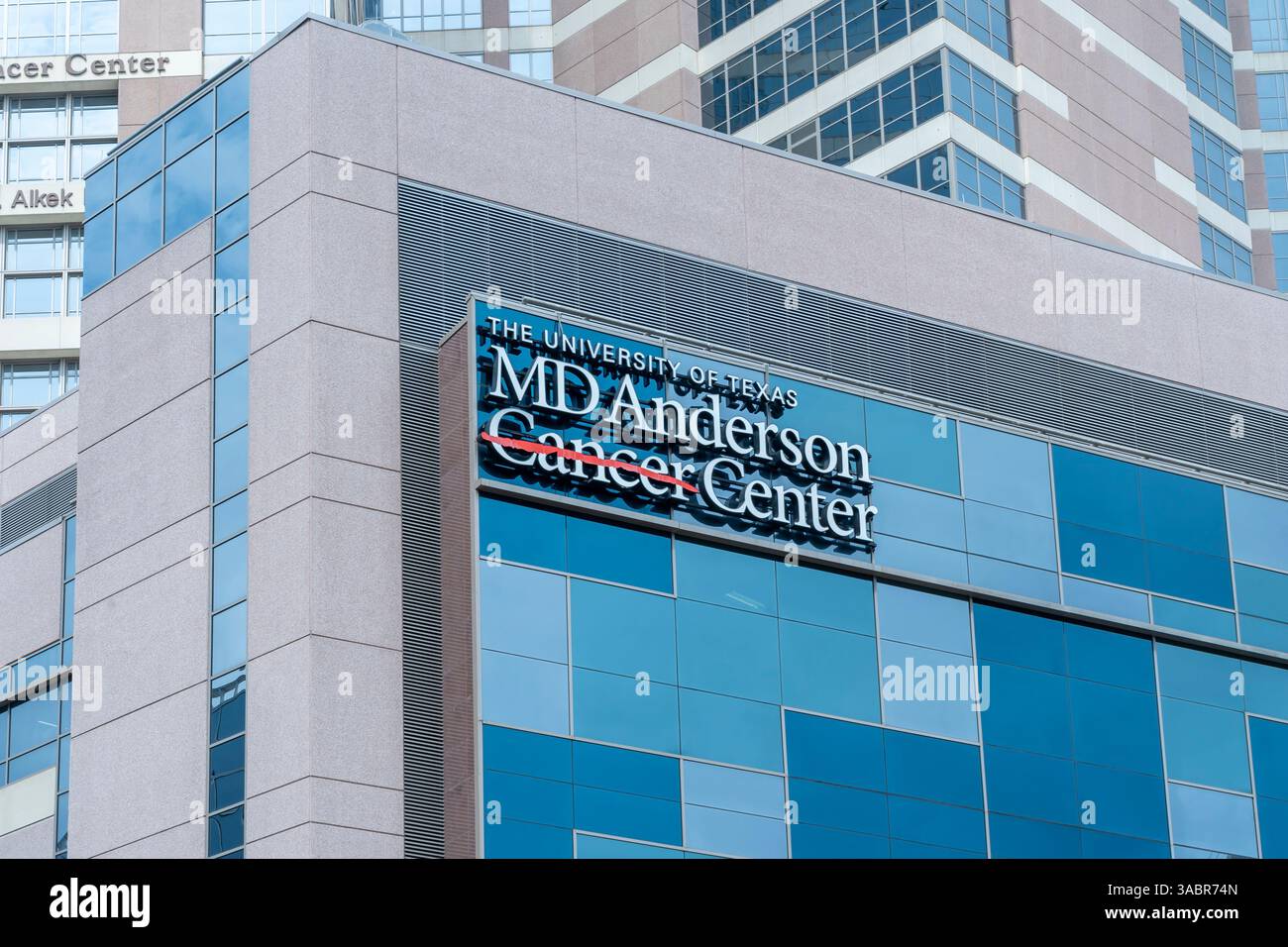 Houston, Texas, USA - April 7, 2024: University of Texas MD Anderson ...