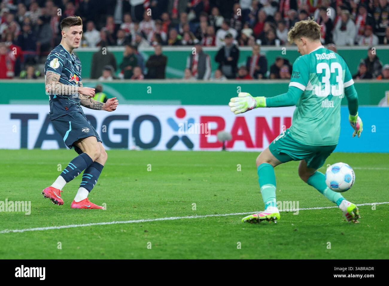 Stuttgart, Germany. 02nd Apr, 2025. Fussball DFB-Pokal Halbfinale VfB Stuttgart - RB Leipzig am ...